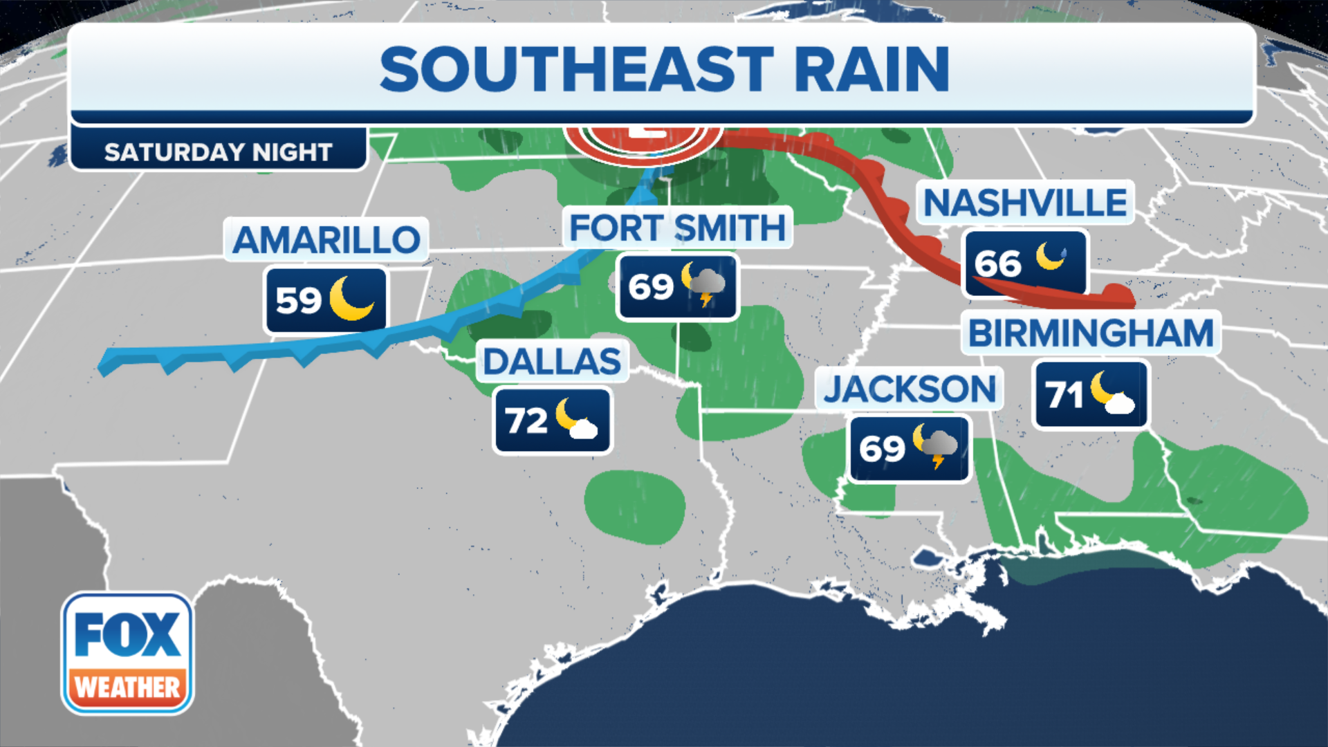 Rain, rain, go away! Downpours continue to soak Southeast but weekend could offer improvement ...